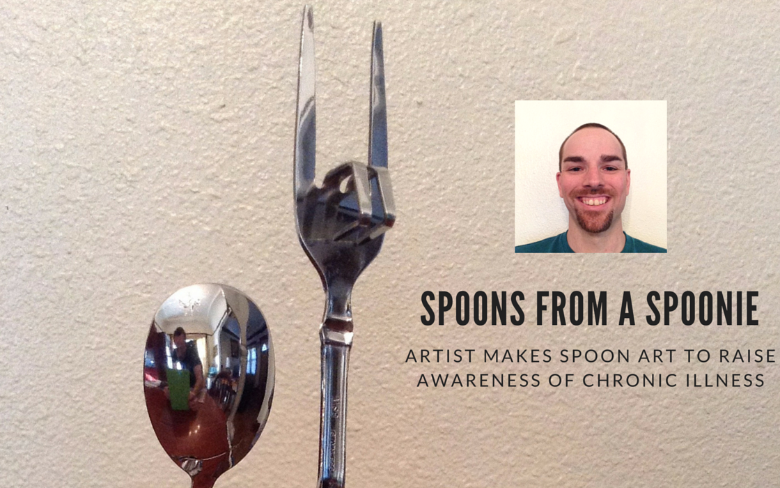 Artist makes spoon art for spoonies to raise awareness of chronic…